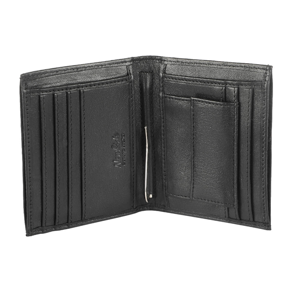 Black Leather Coat Wallet C17 - Newhide