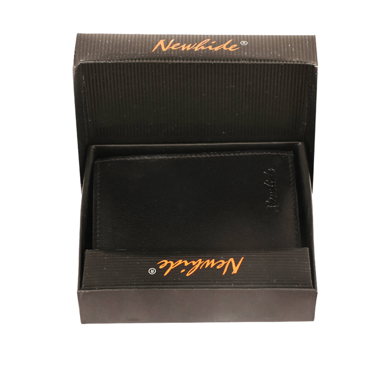 Black Leather Coat Wallet C17 - Newhide